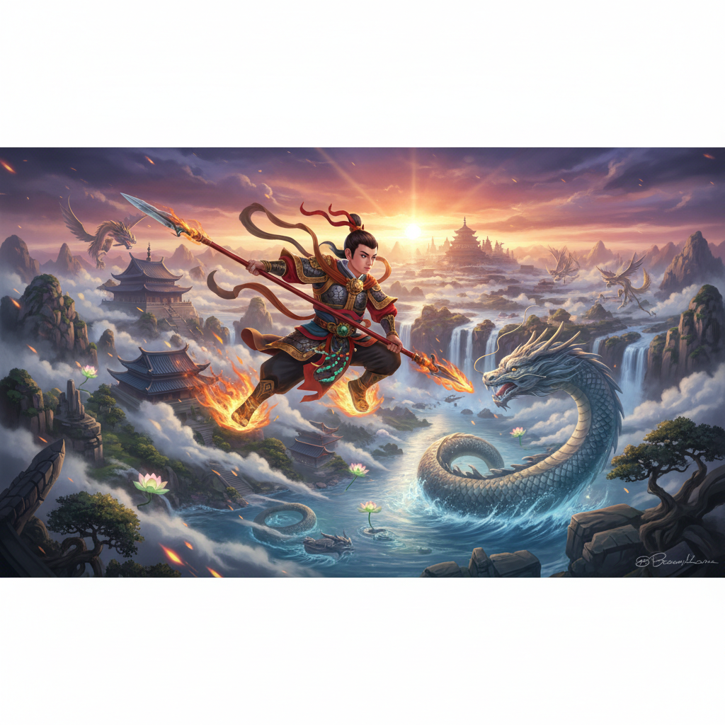 Nezha: Chinese Mythology Encyclopedia Entry